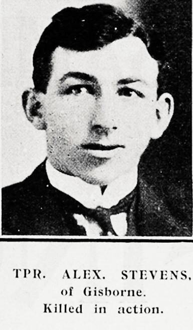 Alexander Stevens - Online Cenotaph - Auckland War Memorial Museum