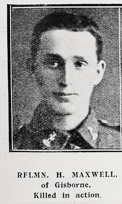 Harry Maxwell - Online Cenotaph - Auckland War Memorial Museum
