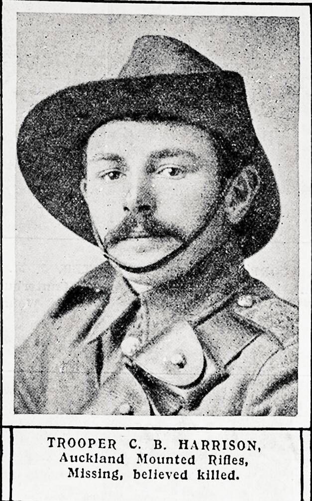 Charles Benjamin Harrison - Online Cenotaph - Auckland War Memorial Museum