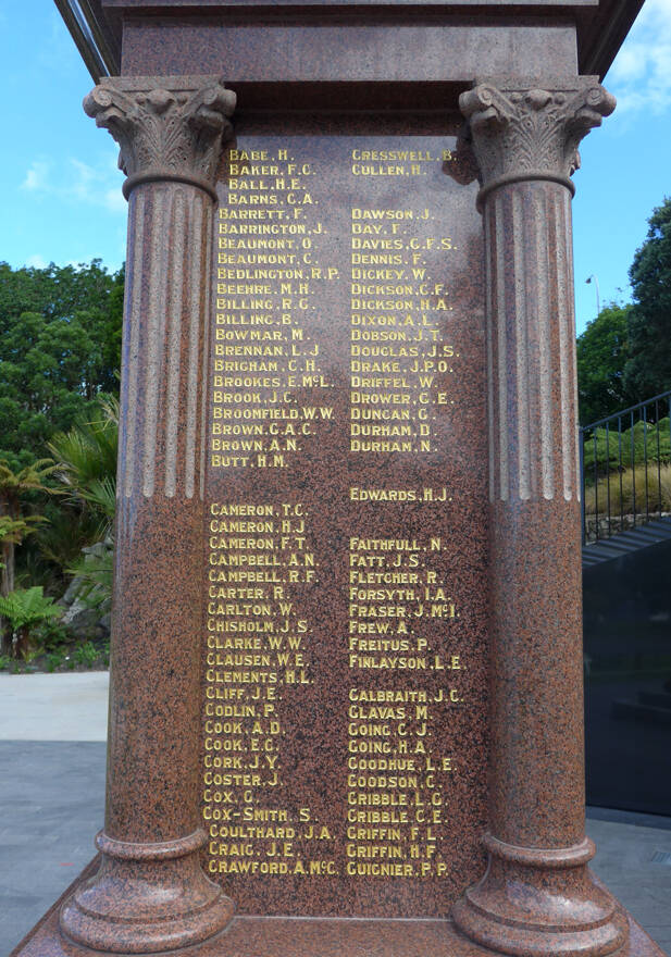 Benjamin Creswell - Online Cenotaph - Auckland War Memorial Museum