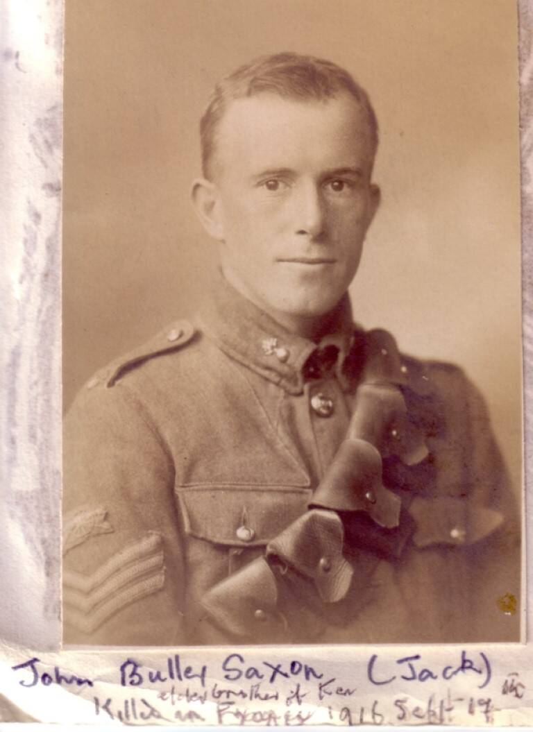 Buller John Hicks Saxon - Online Cenotaph - Auckland War Memorial Museum