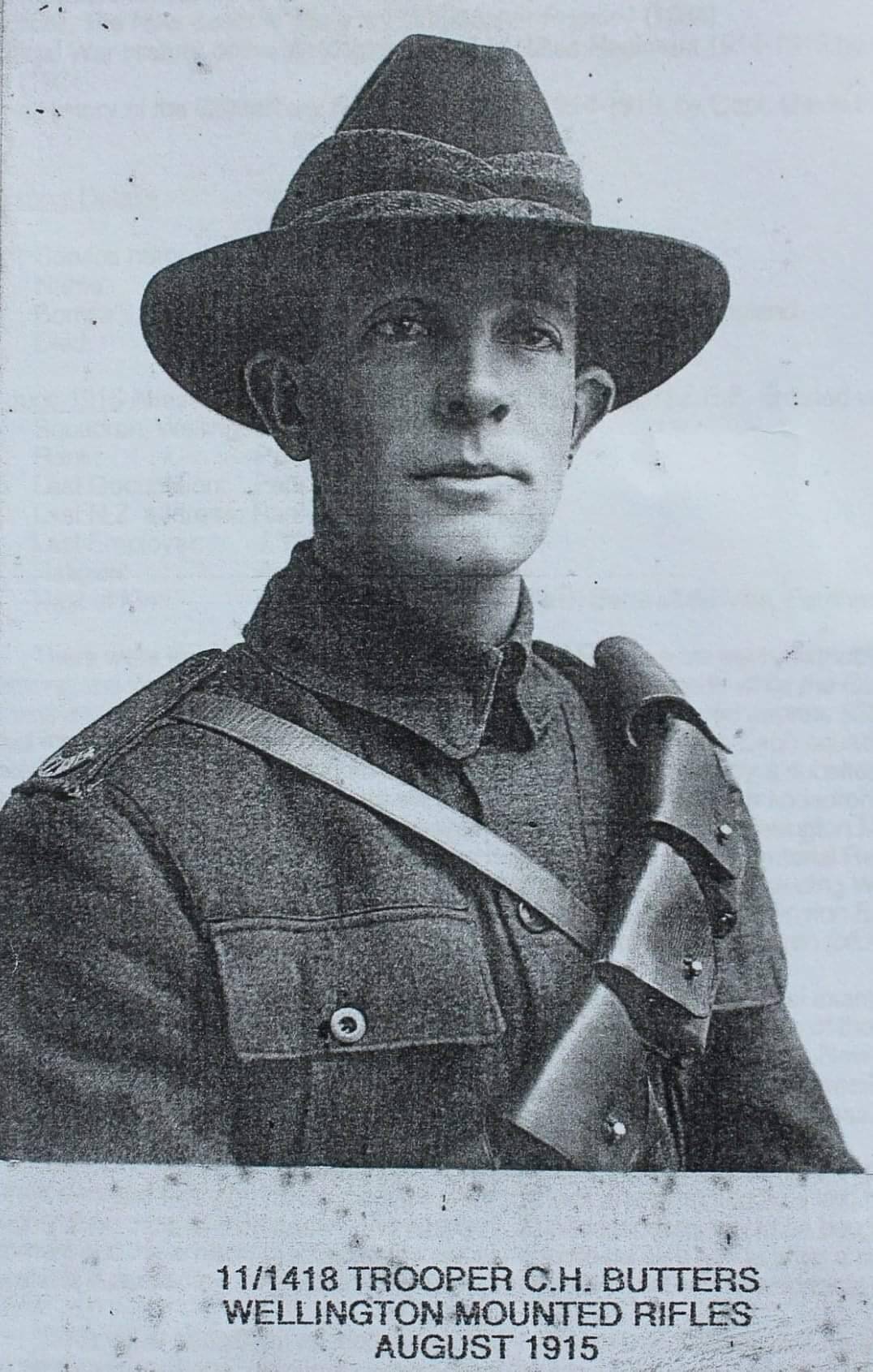 Charles Herbert Butters - Online Cenotaph - Auckland War Memorial Museum
