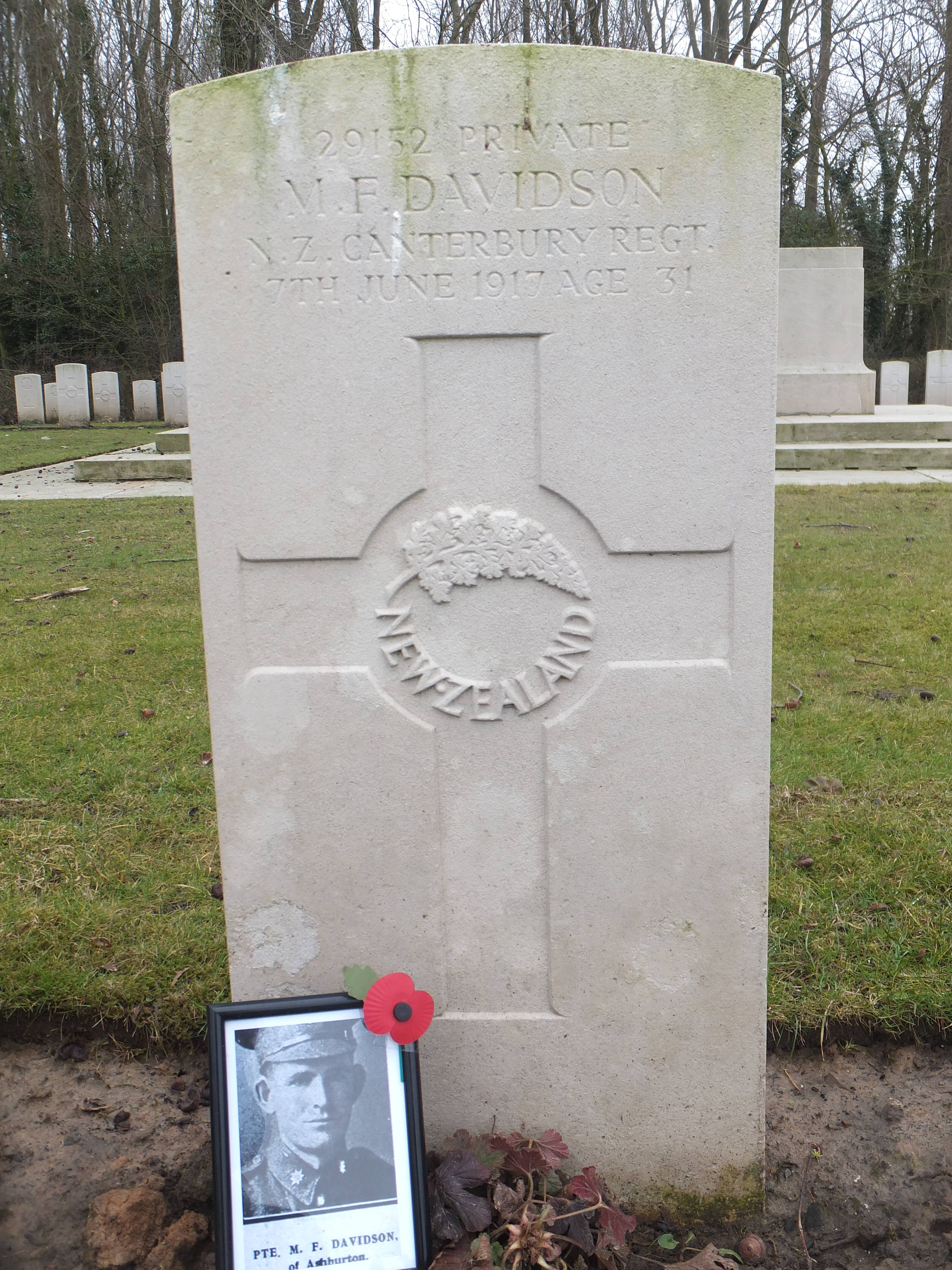 Matthew Francis Davidson - Online Cenotaph - Auckland War Memorial Museum