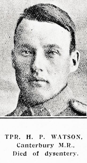 Herbert Percy Watson - Online Cenotaph - Auckland War Memorial Museum