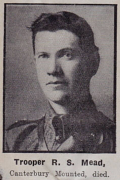 Robert Stuart Mead - Online Cenotaph - Auckland War Memorial Museum