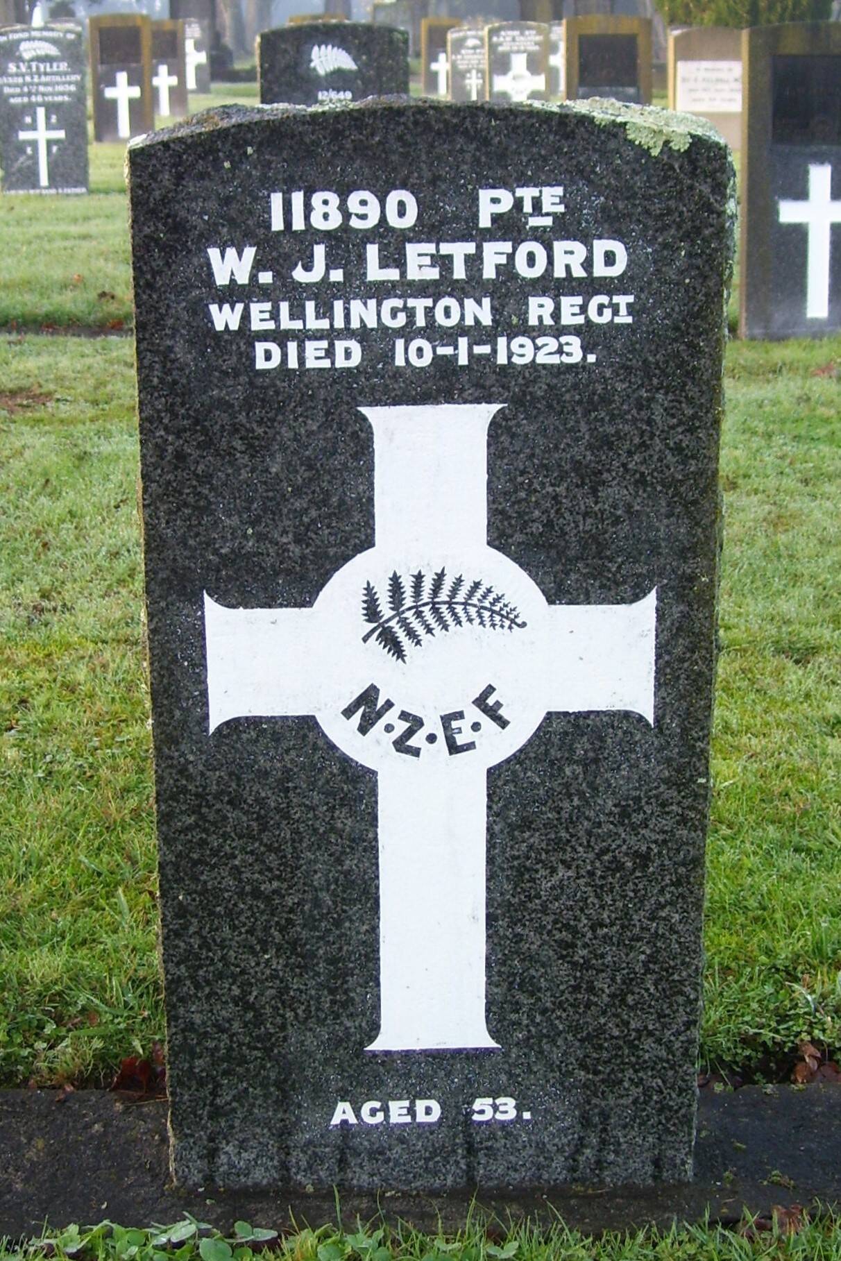 William James Letford - Online Cenotaph - Auckland War Memorial Museum