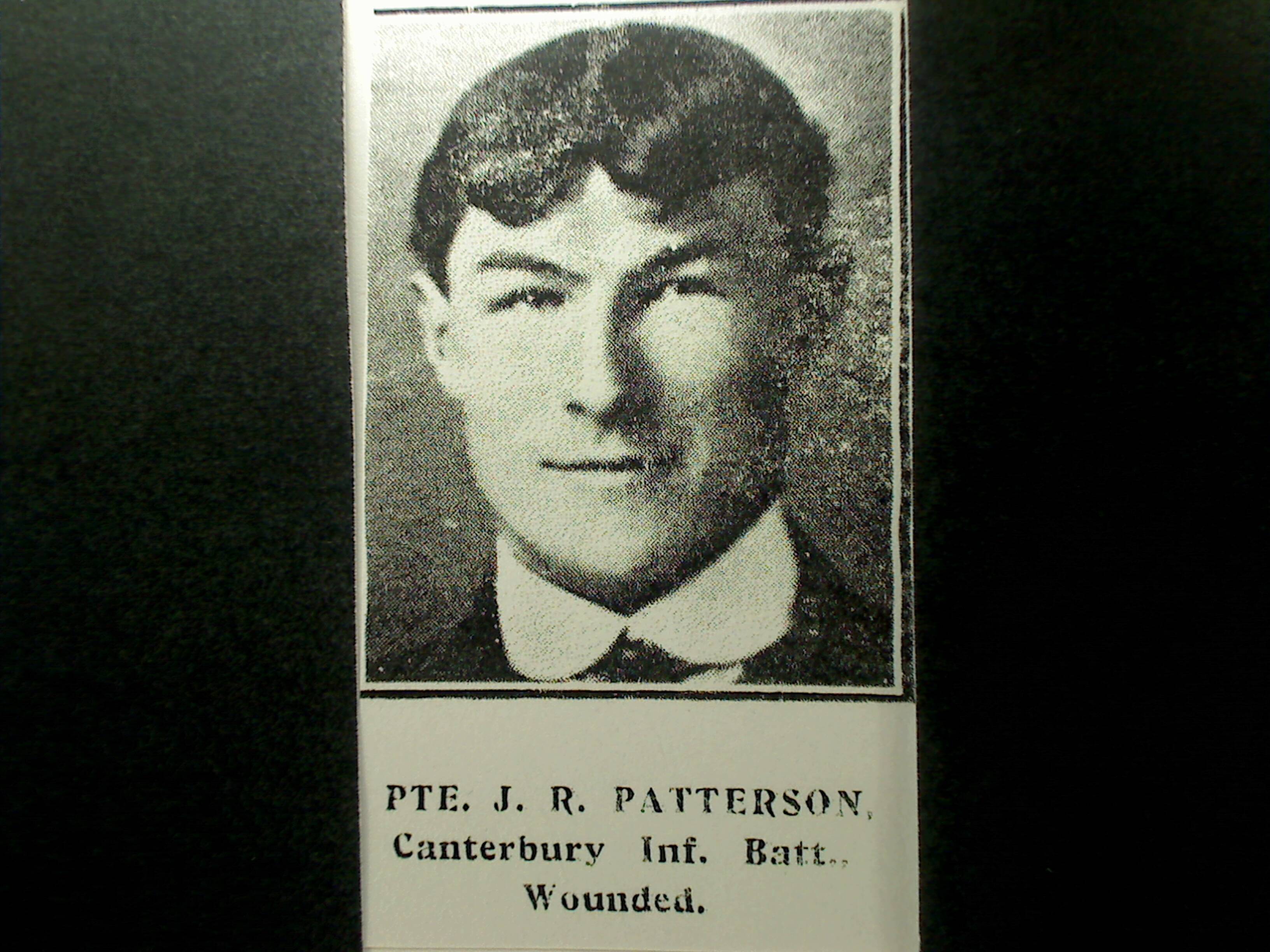 John Robert Patterson - Online Cenotaph - Auckland War Memorial Museum