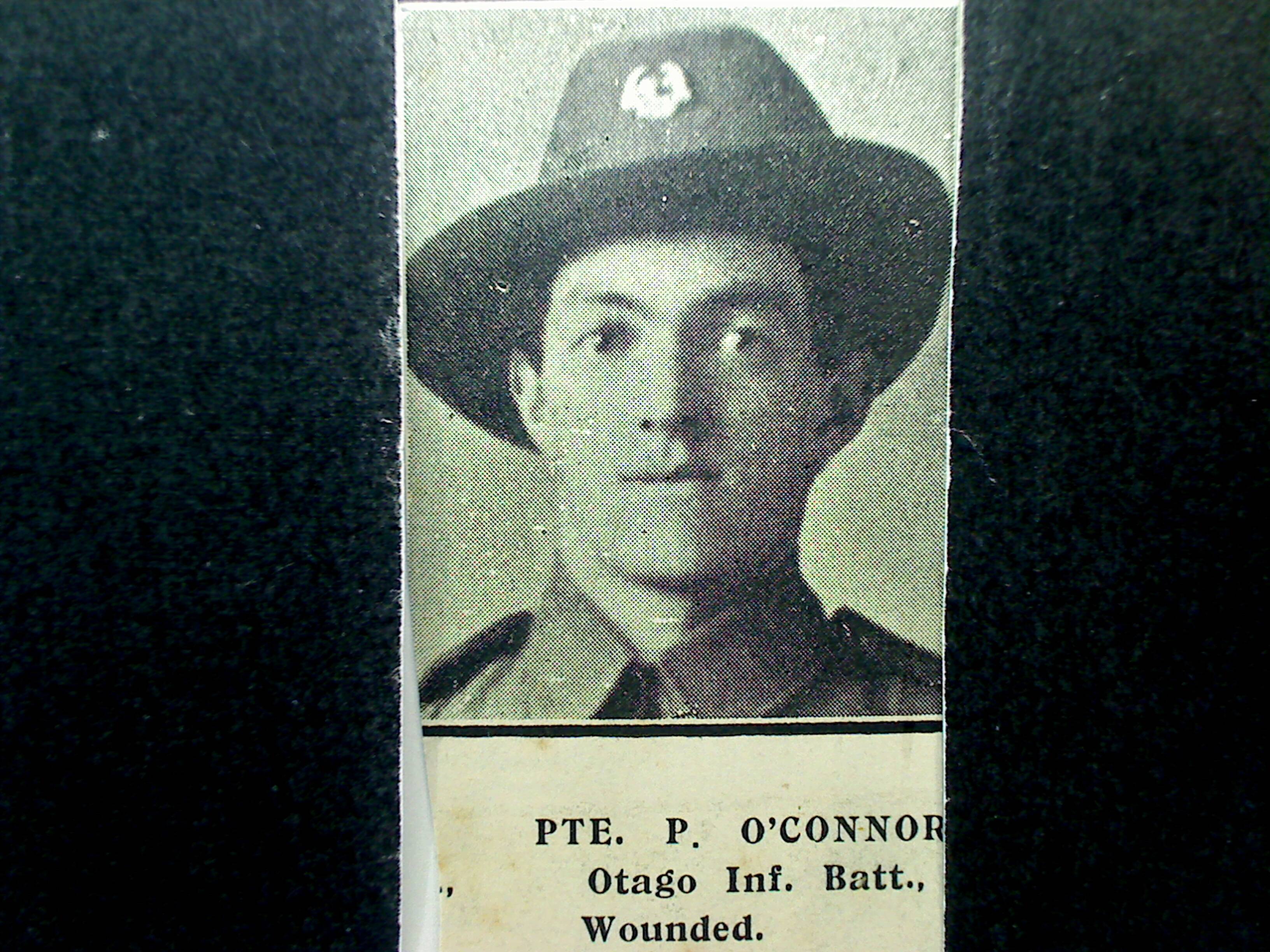 Patrick O'Connor - Online Cenotaph - Auckland War Memorial Museum