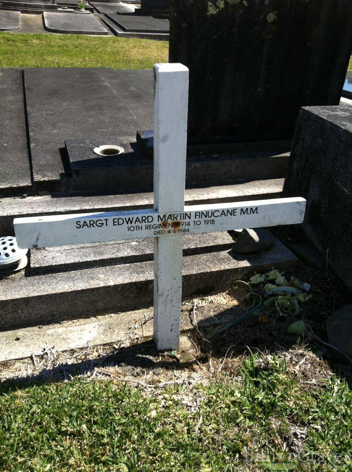 Edward Martin Finucane - Online Cenotaph - Auckland War Memorial Museum