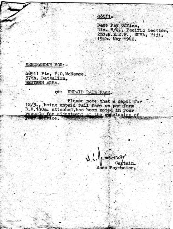 James Nicholas McNamee - Online Cenotaph - Auckland War Memorial Museum