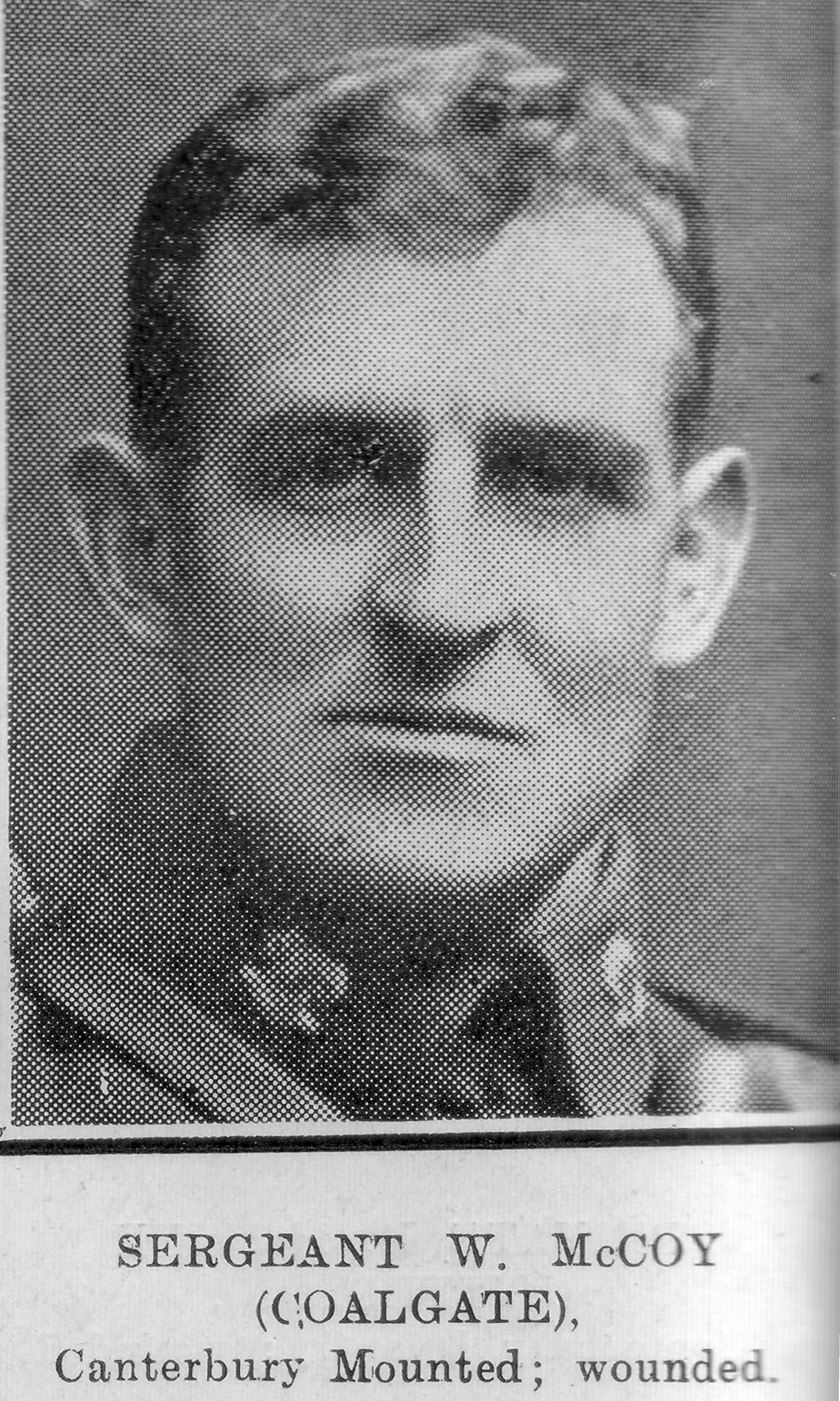 William McCoy - Online Cenotaph - Auckland War Memorial Museum