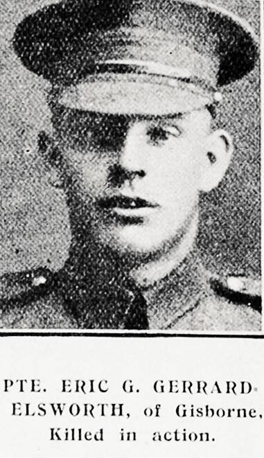 Eric George Gerrard-Elsworth - Online Cenotaph - Auckland War Memorial ...
