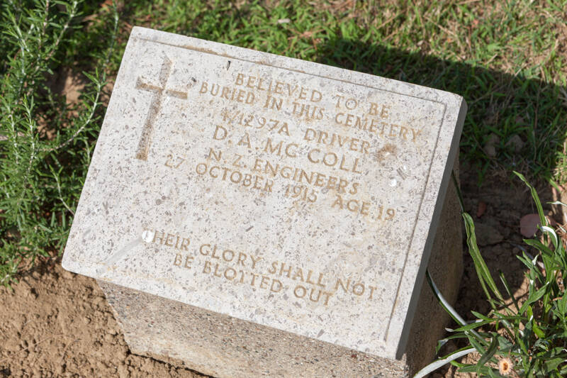 Donald Alexander McColl - Online Cenotaph - Auckland War Memorial Museum