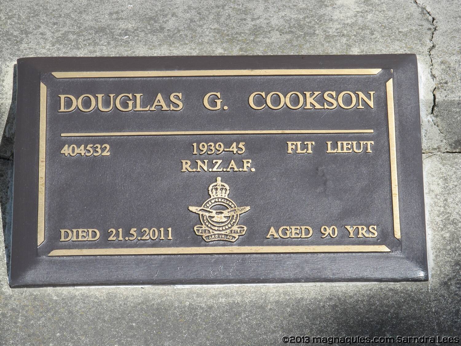 Douglas Gordon Cookson - Online Cenotaph - Auckland War Memorial Museum
