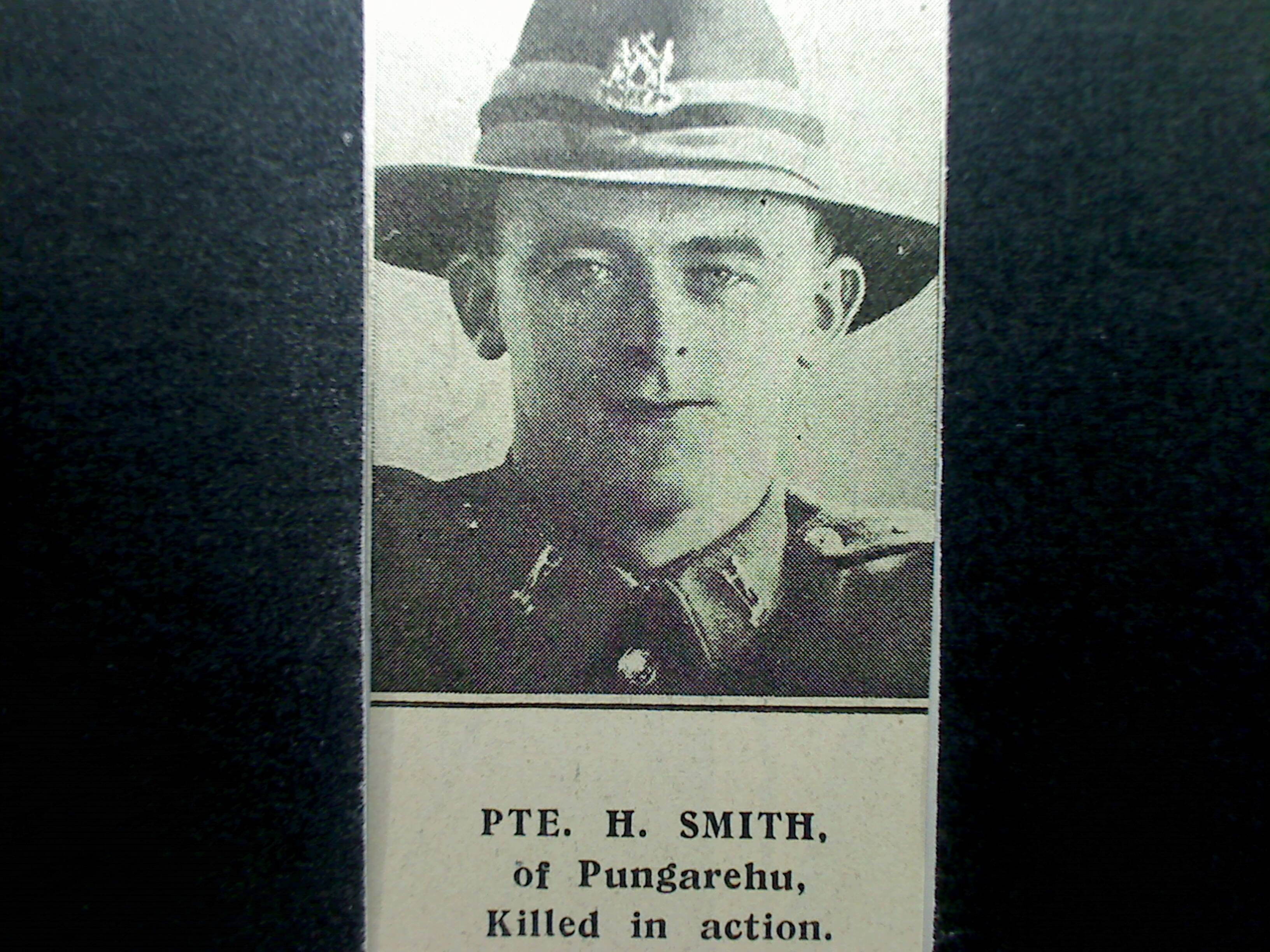 Harold Smith - Online Cenotaph - Auckland War Memorial Museum