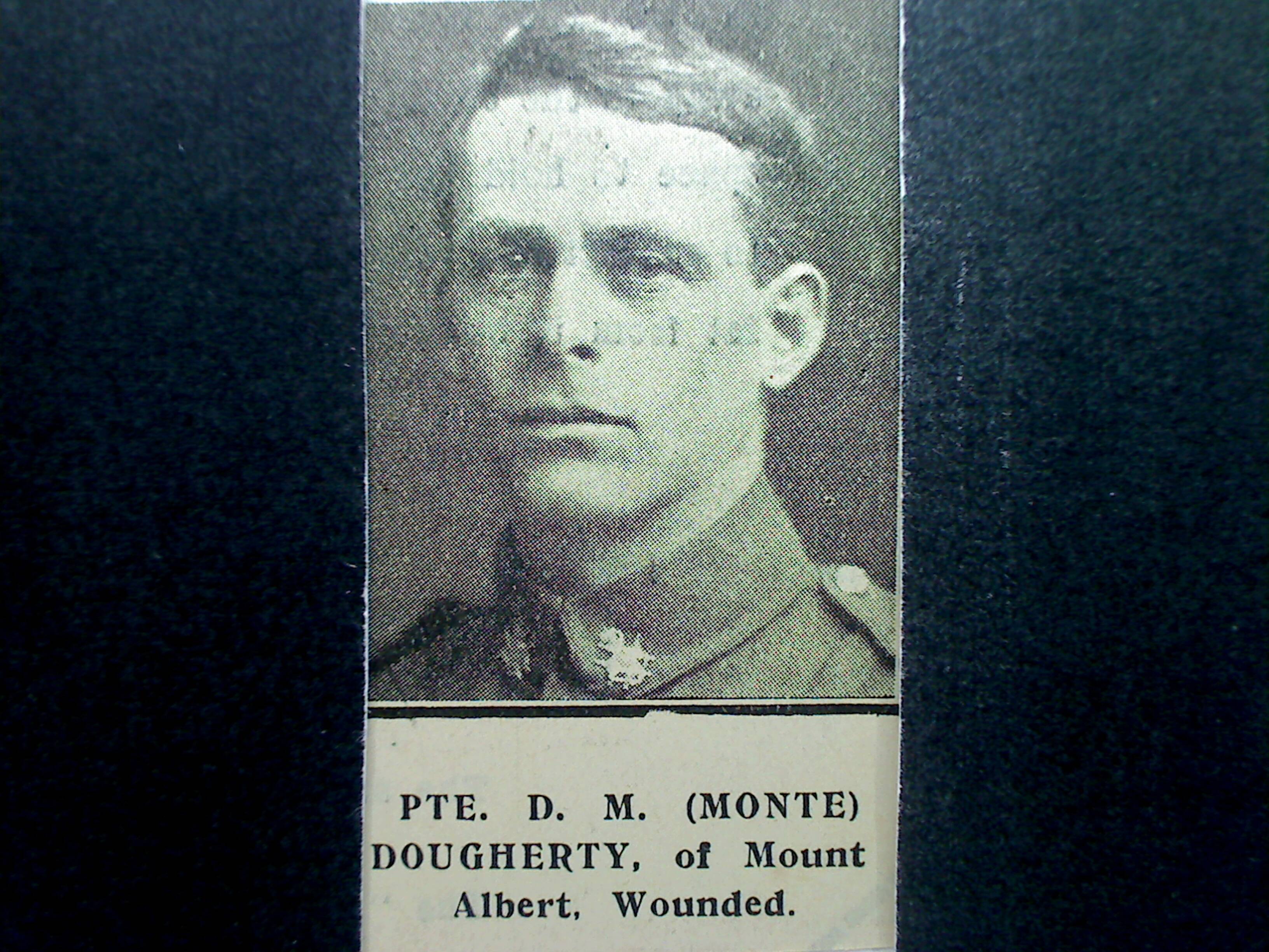 Daniel Montague Dougherty - Online Cenotaph - Auckland War Memorial Museum