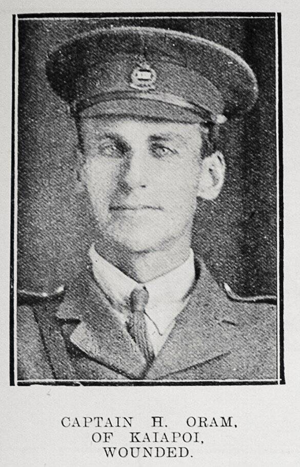 Harry Oram - Online Cenotaph - Auckland War Memorial Museum