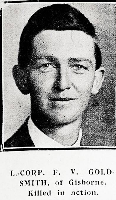 Frederick Victor Goldsmith - Online Cenotaph - Auckland War Memorial Museum