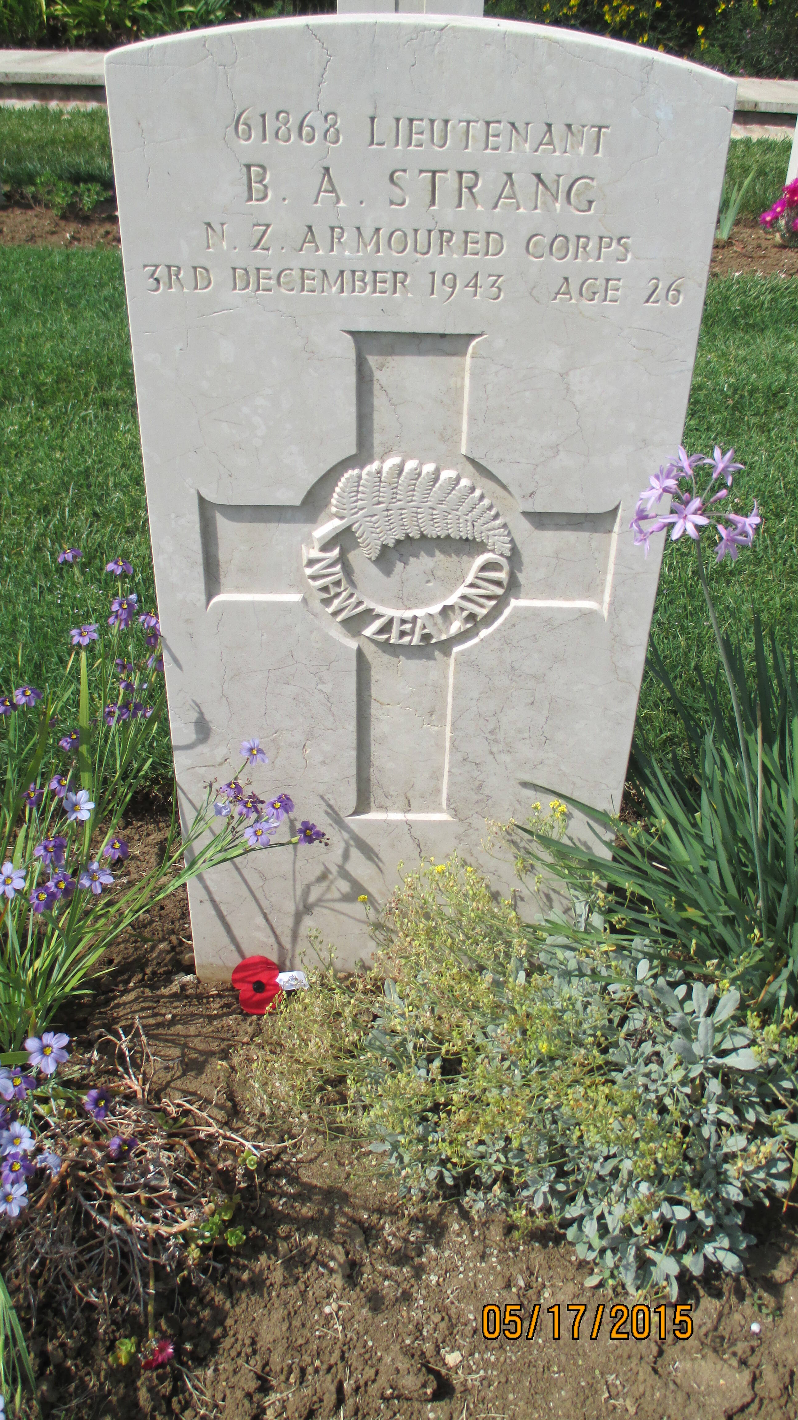 Bruce Allan Strang - Online Cenotaph - Auckland War Memorial Museum