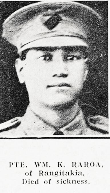 William Raroa - Online Cenotaph - Auckland War Memorial Museum