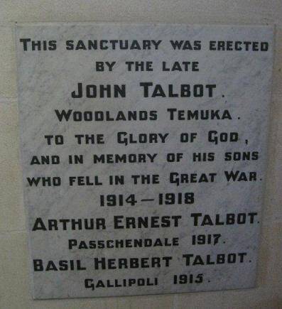 Arthur Talbot - Online Cenotaph - Auckland War Memorial Museum