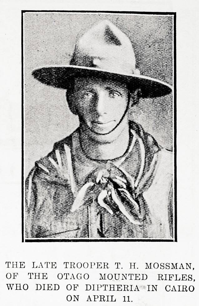 Thomas Henry Mossman - Online Cenotaph - Auckland War Memorial Museum