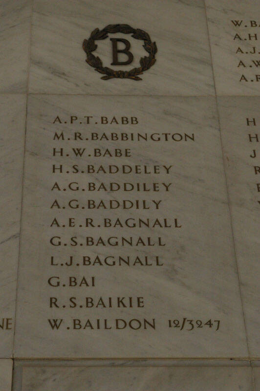Herman Stuart Baddeley - Online Cenotaph - Auckland War Memorial Museum