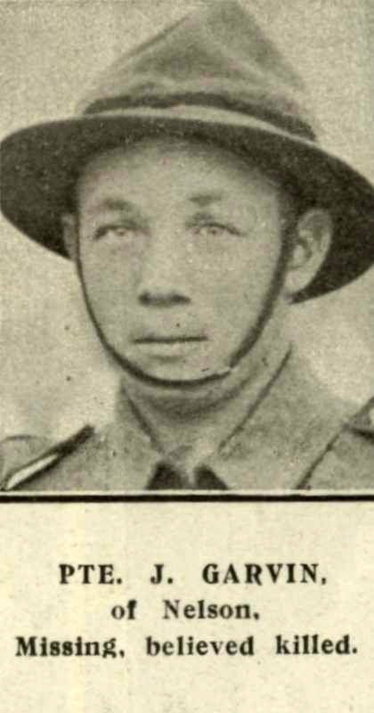 James Garvin - Online Cenotaph - Auckland War Memorial Museum