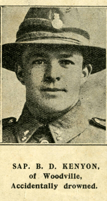 Bertram David Kenyon - Online Cenotaph - Auckland War Memorial Museum