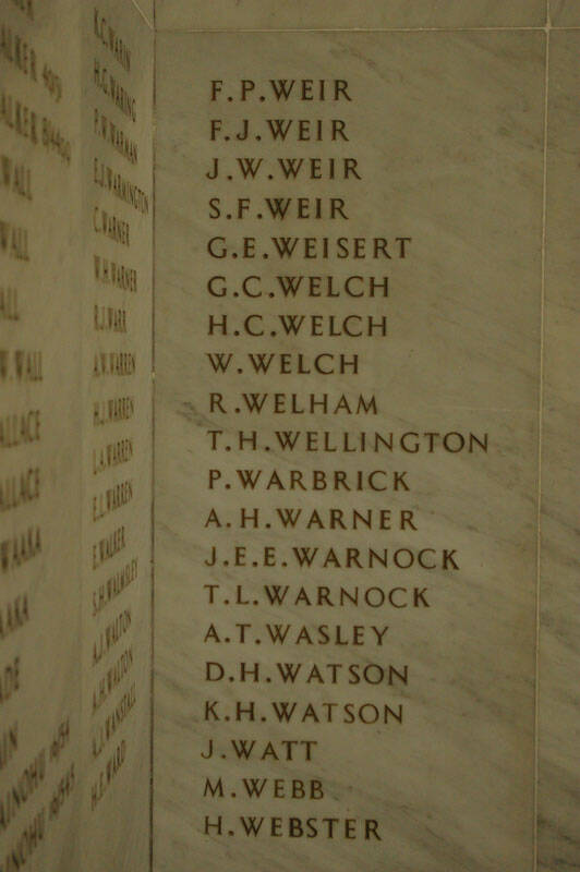 Alfred Thomas Wasley - Online Cenotaph - Auckland War Memorial Museum