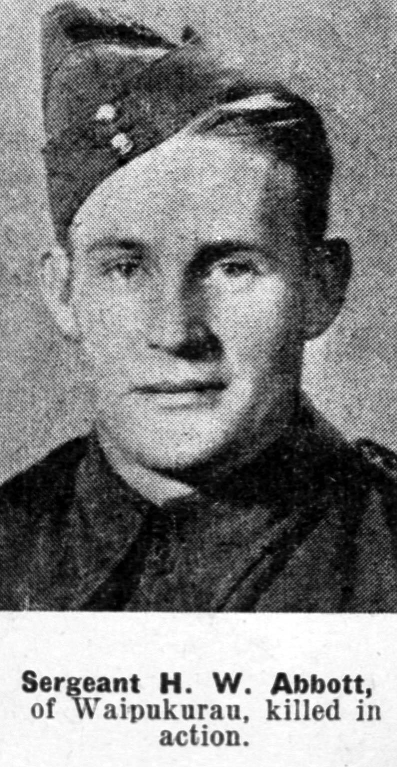 Harold William Abbott - Online Cenotaph - Auckland War Memorial Museum