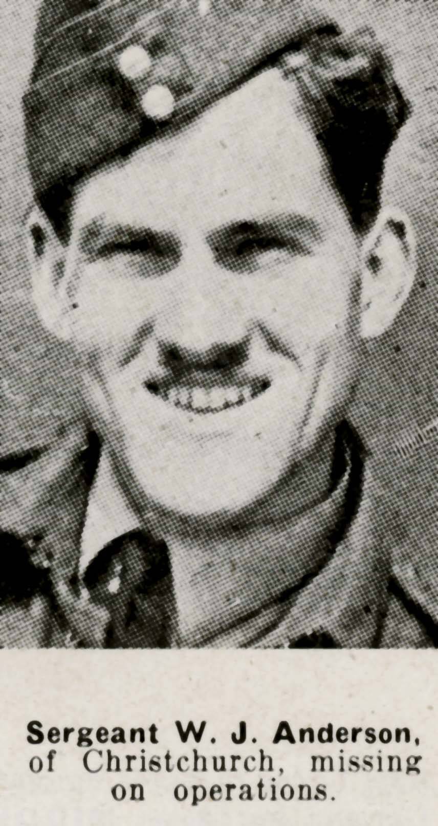 William James Anderson - Online Cenotaph - Auckland War Memorial Museum