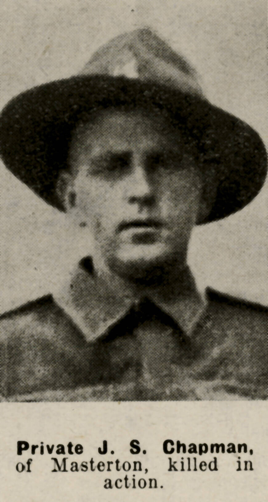 John Seddon Chapman - Online Cenotaph - Auckland War Memorial Museum