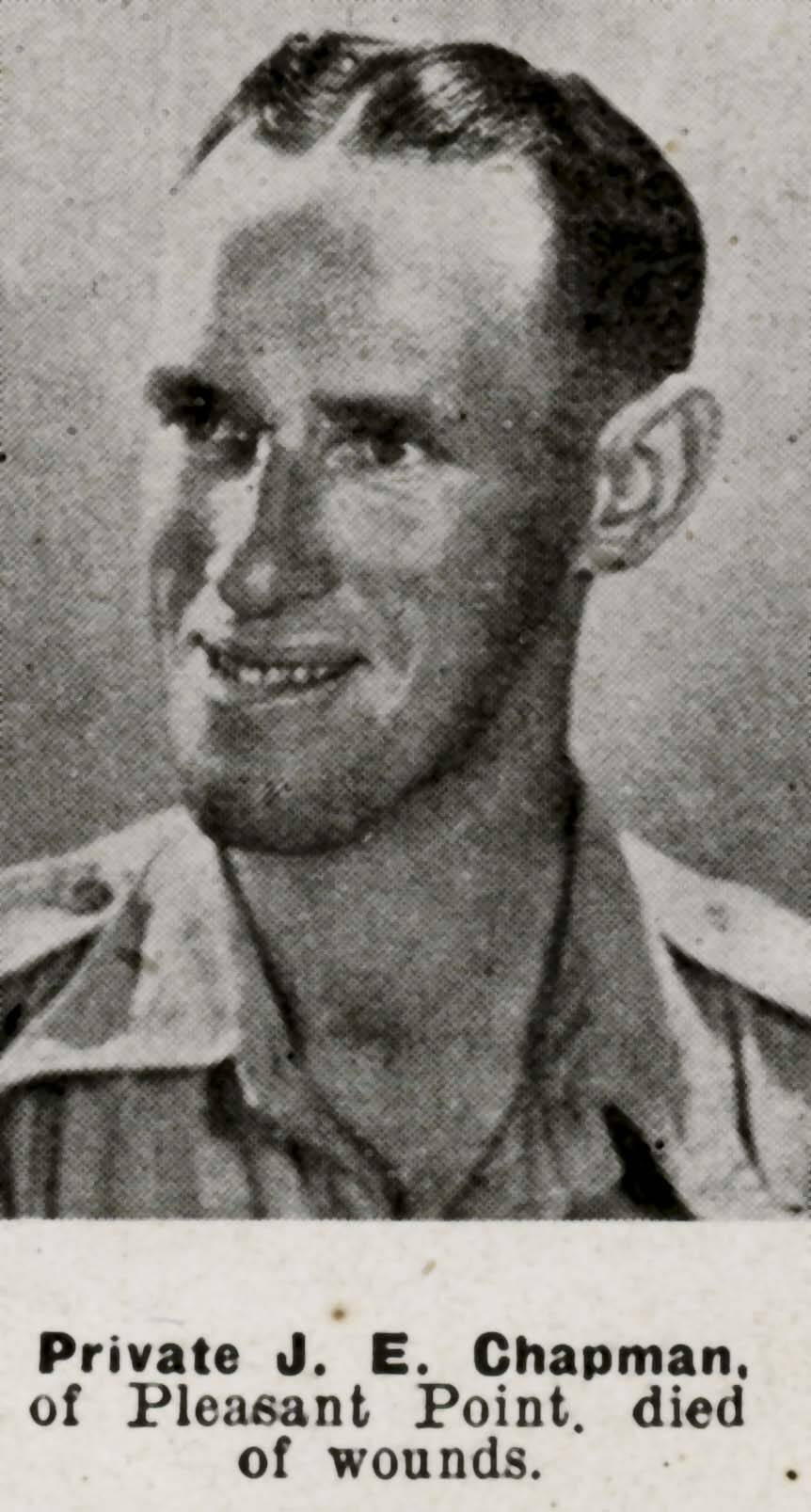 James Edward Chapman - Online Cenotaph - Auckland War Memorial Museum