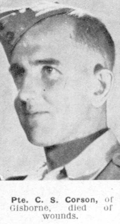 Charles Stuart Corson - Online Cenotaph - Auckland War Memorial Museum