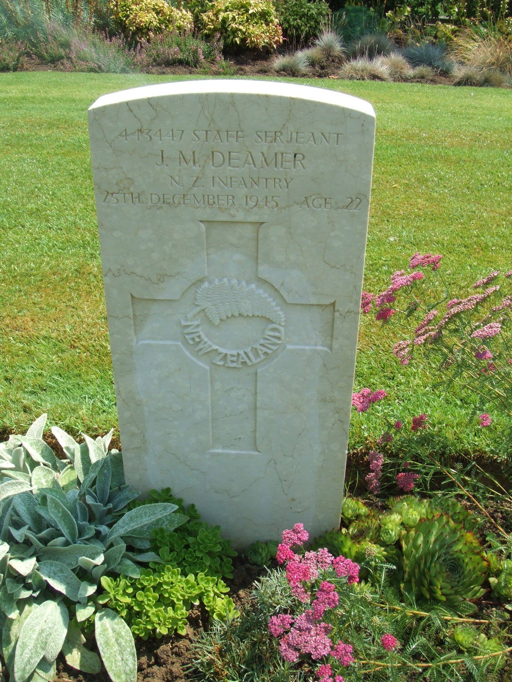 John Manton Deamer - Online Cenotaph - Auckland War Memorial Museum