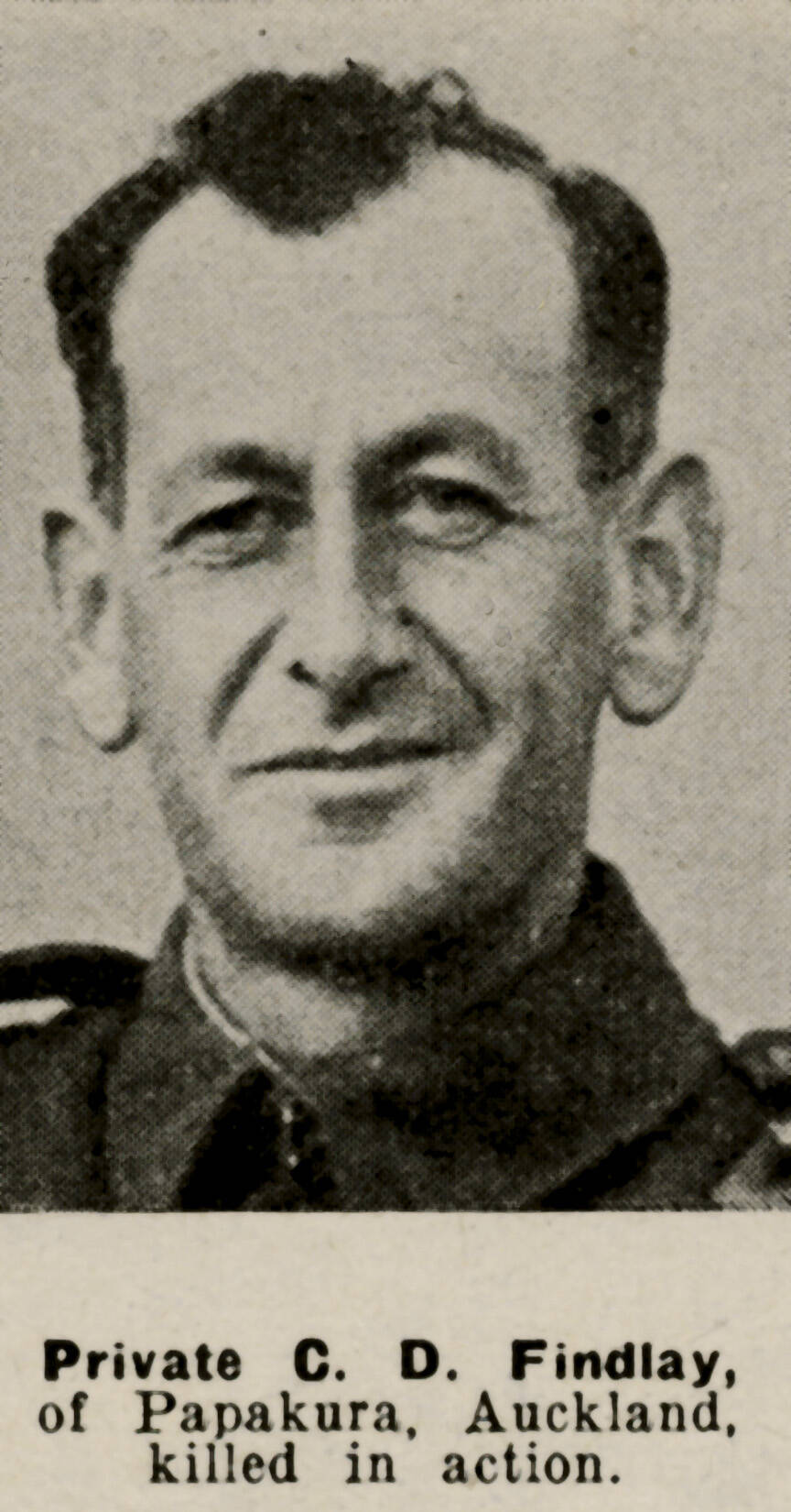 Cyril Douglas Findlay - Online Cenotaph - Auckland War Memorial Museum