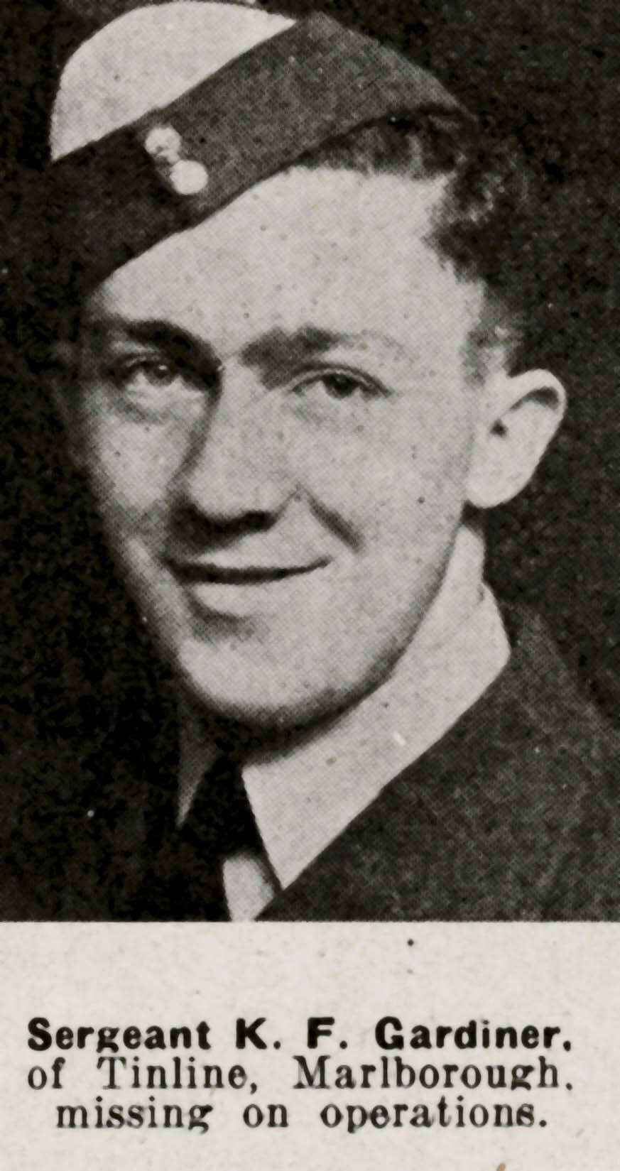 Kenneth Frederick Gardiner - Online Cenotaph - Auckland War Memorial Museum