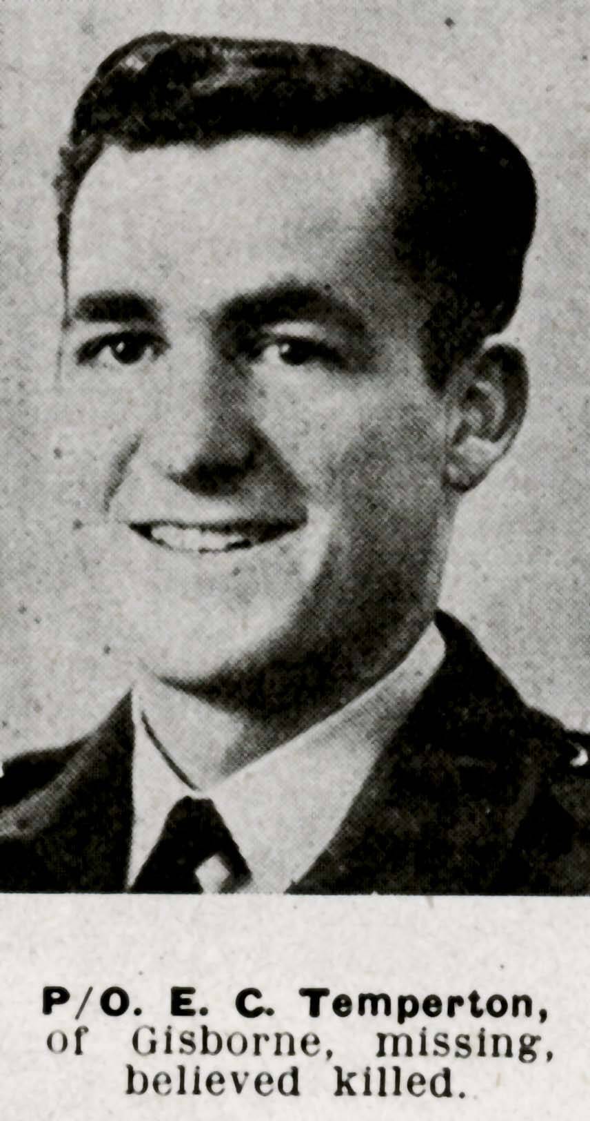 Evan Claude Temperton - Online Cenotaph - Auckland War Memorial Museum