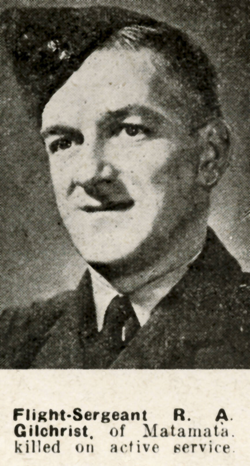 Ray Alexander Gilchrist - Online Cenotaph - Auckland War Memorial Museum