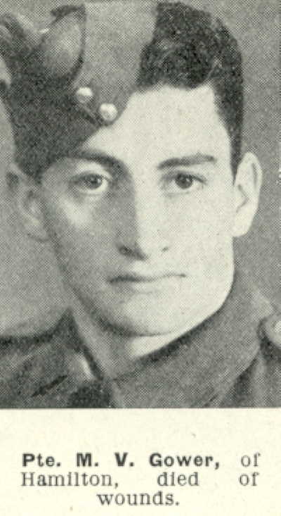 Max Vincent Gower - Online Cenotaph - Auckland War Memorial Museum