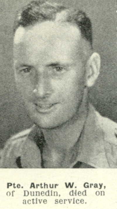 Arthur Wilson Gray - Online Cenotaph - Auckland War Memorial Museum