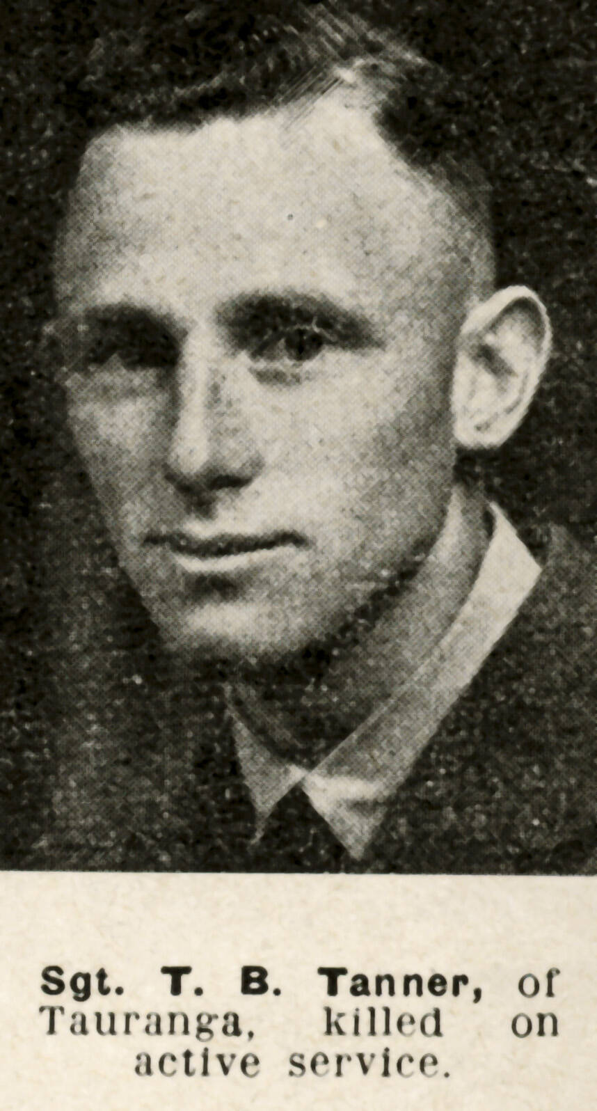 Thomas Bayly Tanner - Online Cenotaph - Auckland War Memorial Museum