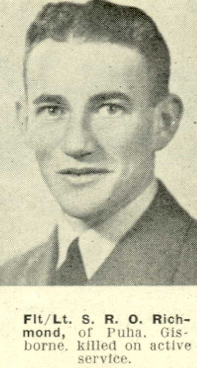 Sylvester Roger Oliffe Richmond - Online Cenotaph - Auckland War ...
