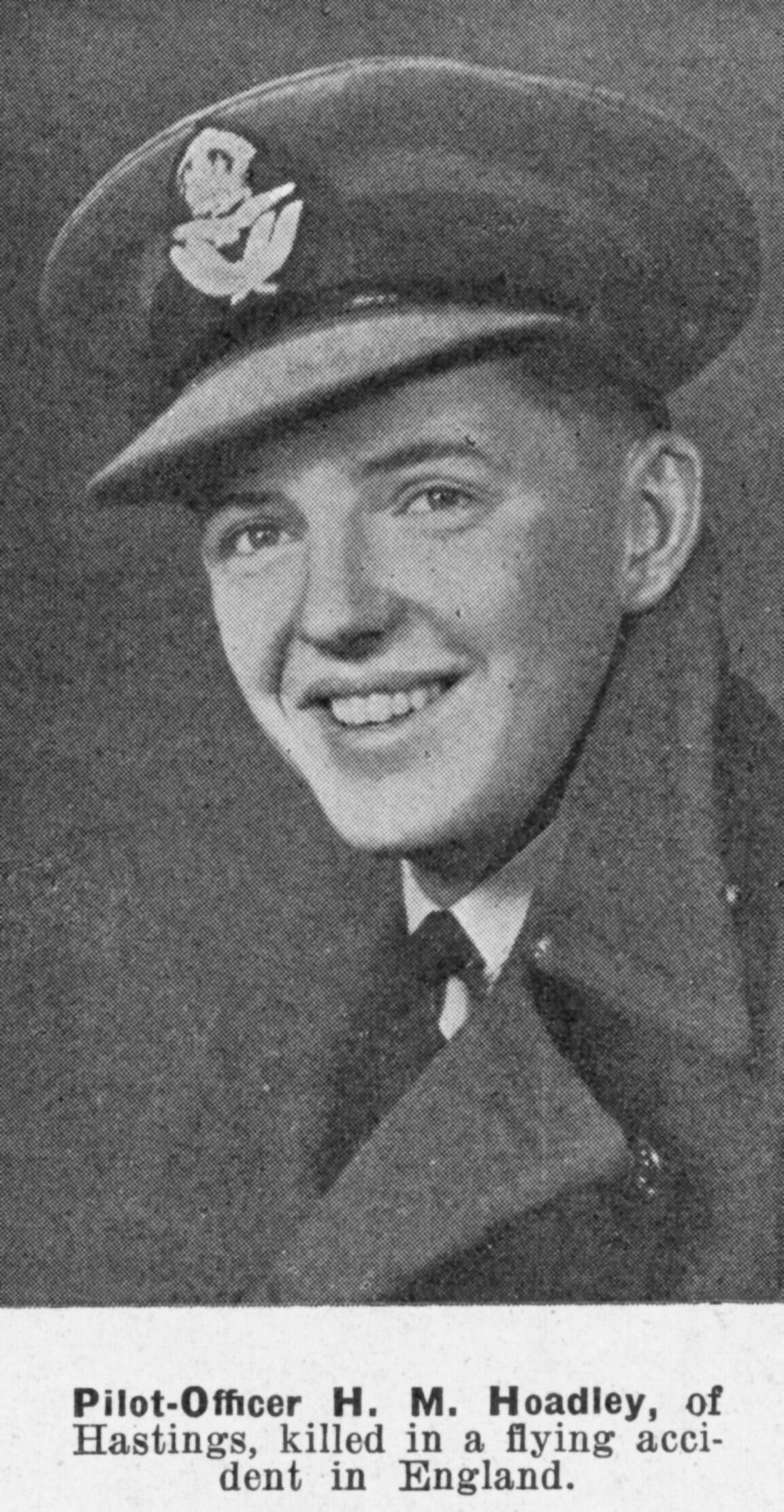 Henry Michael Hoadley - Online Cenotaph - Auckland War Memorial Museum