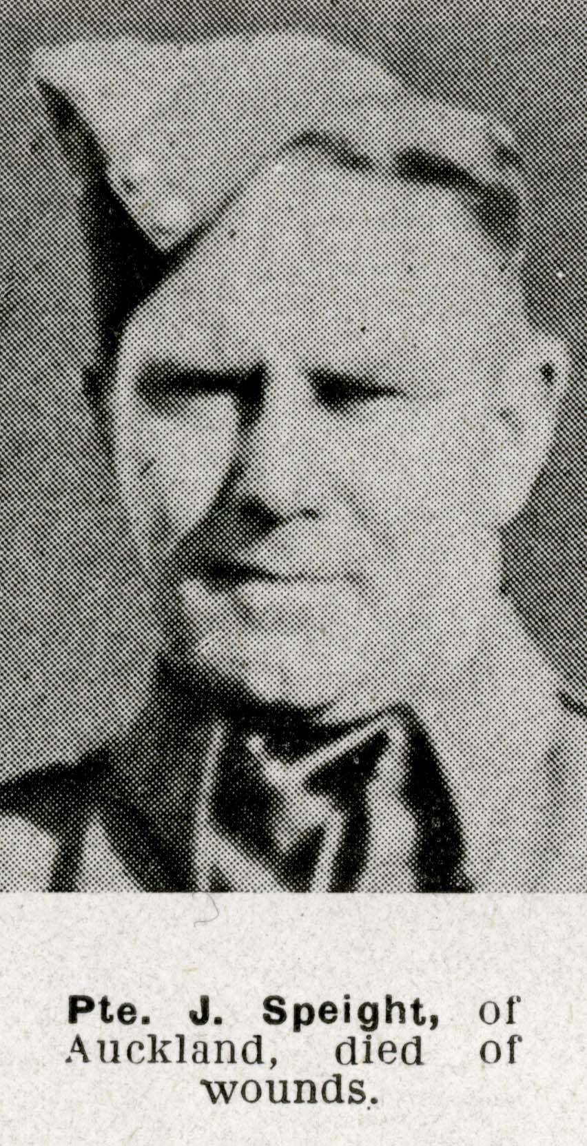 Jack Speight - Online Cenotaph - Auckland War Memorial Museum