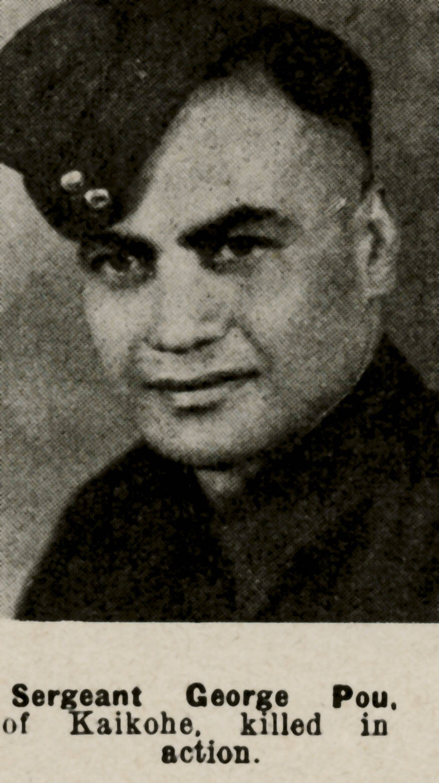 George Pou - Online Cenotaph - Auckland War Memorial Museum