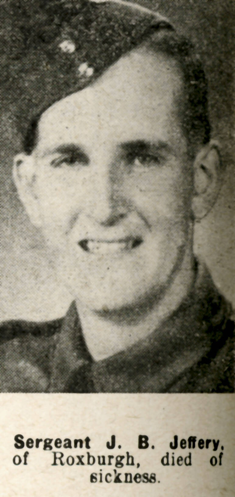 John Beighton Jeffery - Online Cenotaph - Auckland War Memorial Museum