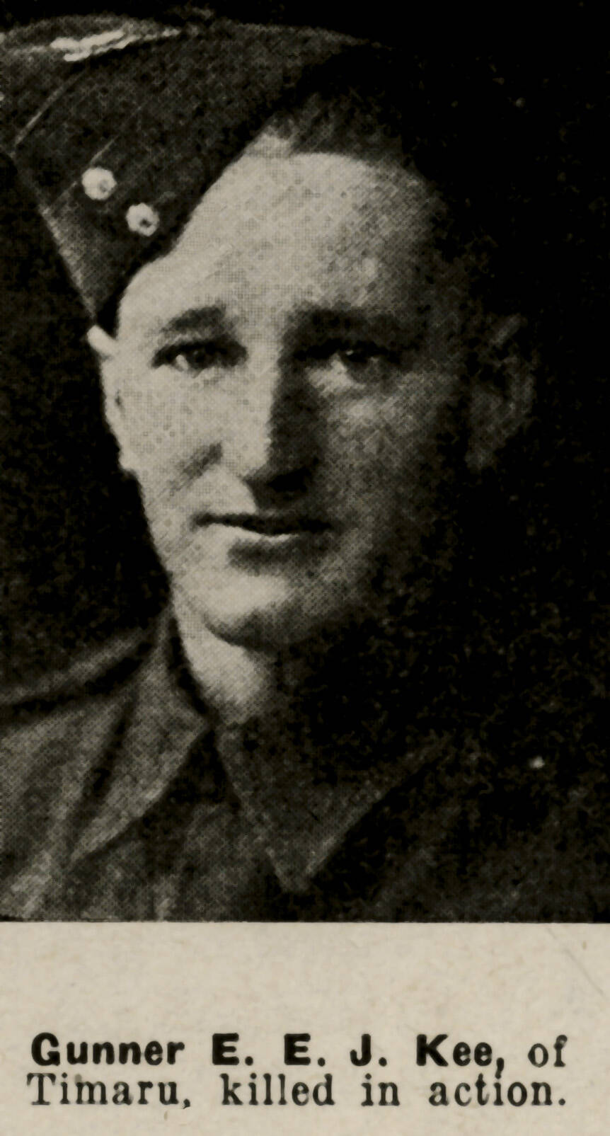 Ernest Edward John Kee - Online Cenotaph - Auckland War Memorial Museum