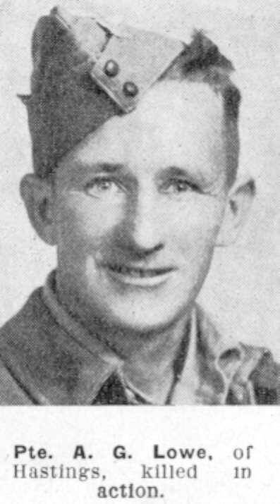 Alfred George Lowe - Online Cenotaph - Auckland War Memorial Museum